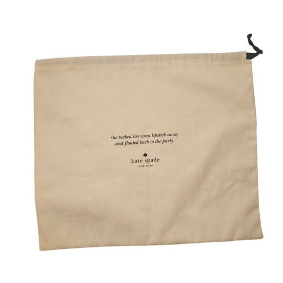kate spade | Bags | Kate Spade Conversation Dust Bag Euc 35 In By 115 ...